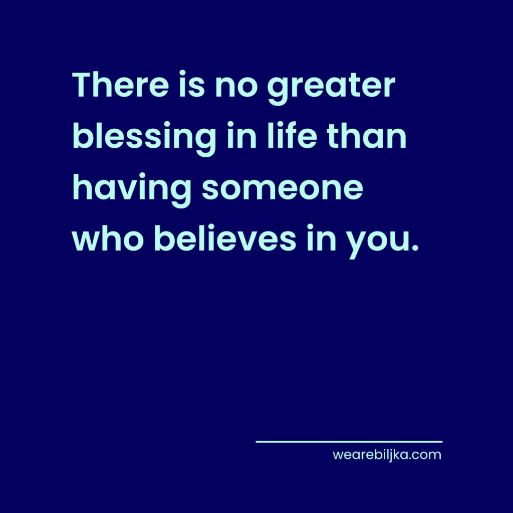 The Greatest Blessing in Life – We Are Biljka